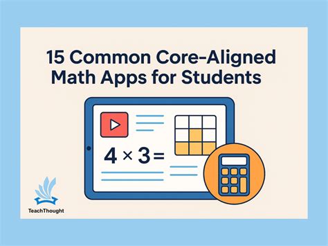 12 Common Core Aligned Math Apps Teachthought