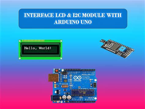 Interface Lcd Display And I2c Module With Arduino Uno