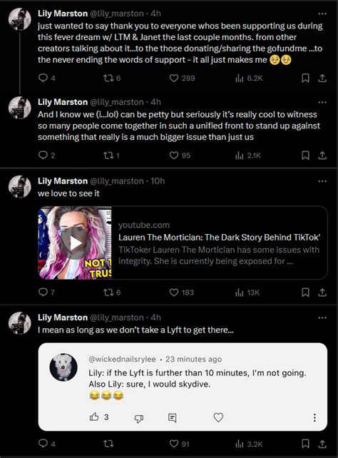 Lily Twitter Dump For Those Girlies Not On Twitter Rdoweknowthempodcast