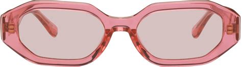 The Attico Pink Linda Farrow Edition Irene Sunglasses Ssense Uk