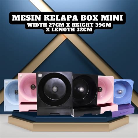 Mesin Kelapa Mini Comel Mesin Nyior Dalam Kotak Shopee Malaysia