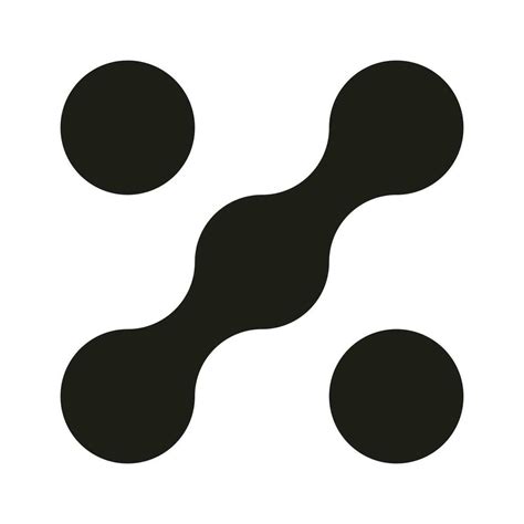 Metaball Logo Connected Dots Icon Circles Pattern Symbol Texture Abstract Element Connected