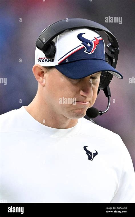 Houston Texans Offensive Coordinator Bobby Slowik On The Sideline