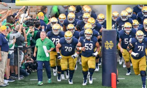Notre Dame Footballs Depth Chart For Ball State