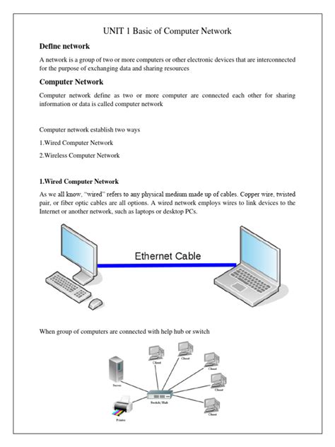 Unit 1 Basic Of Computer Network Download Free Pdf Network Topology Duplex