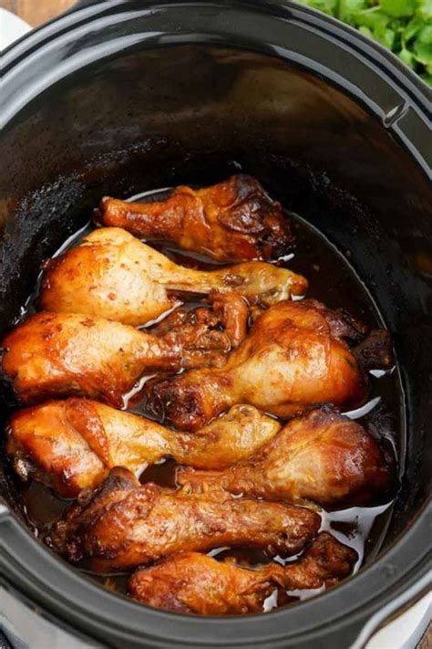 Slow Cooker Chicken Legs Recipe Only 5 Ingredients Wholefully