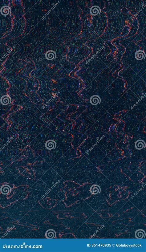 Glitch Overlay Analog Distortion Noise Texture Royalty Free Cartoon 259669256