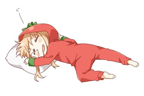 Safebooru 1girl Barefoot Blonde Hair Blush Stickers Chibi Closed Eyes