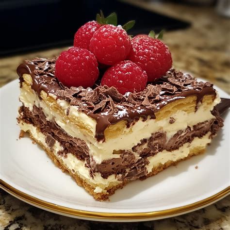 No Bake Chocolate Eclair Cake Naneg Recipes