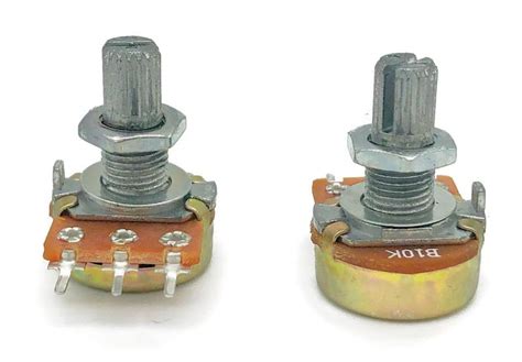 10K Ohm Linear Potentiometer 2 Pieces Opencircuit