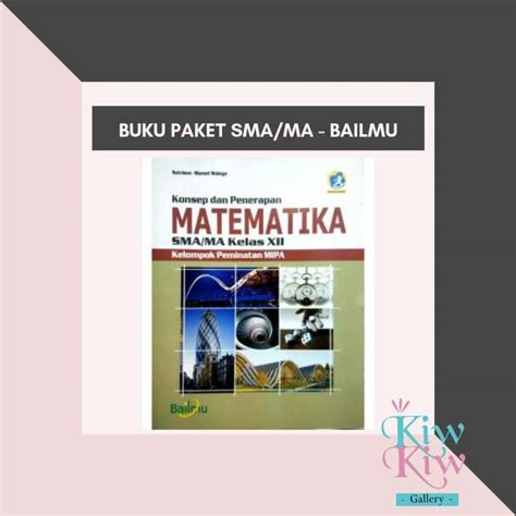 Jual Buku Matematika Kelas Xii 12 Sma Ma Kelompok Peminatan Mipa