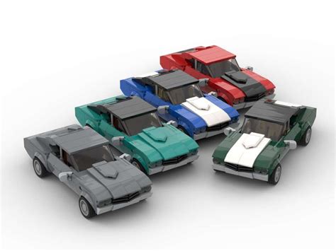 Lego Moc Bowtie Chevelle Set Of Five Colors By Ibrickeditup