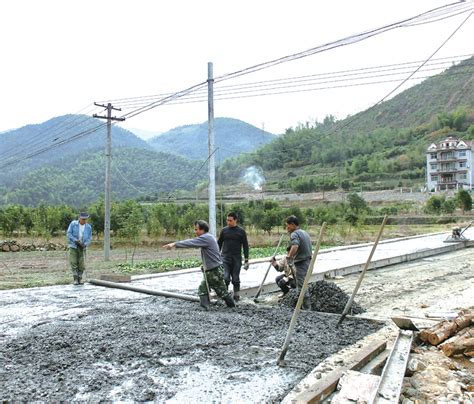 旧县街道鸿儒村修建村道桐庐新闻网