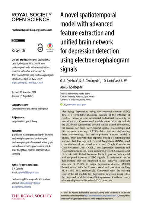 Pdf A Novel Spatiotemporal Model With Advanced Feature Extraction And Unified Brain Network