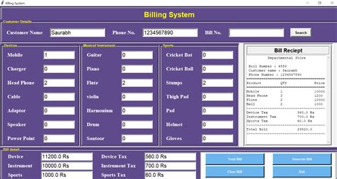 Github Iamsaurabhmbilling System