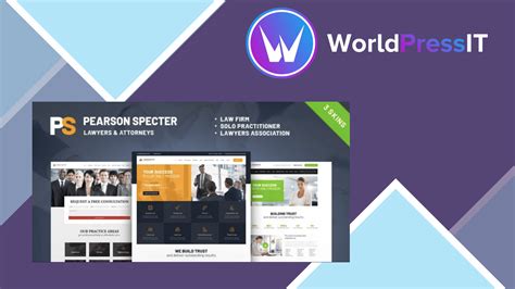 Pearson Specter Wordpress Theme For Lawyer And Attorney Worldpress It