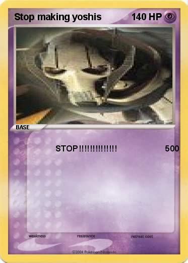 Pokémon Stom Making Yoshis Stop 500 My Pokemon Card