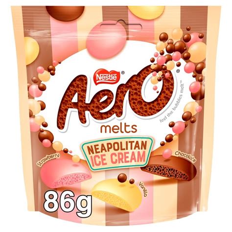 Aero Melts Neopolitan Ice Cream Pouch Ocado