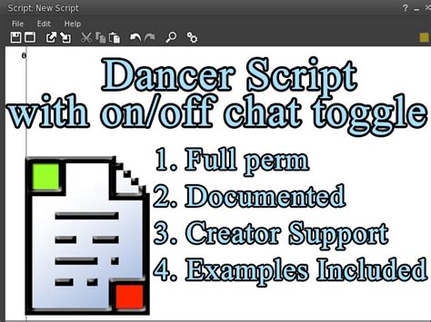 Second Life Marketplace Dancer Script With Chat Onoff Toggle