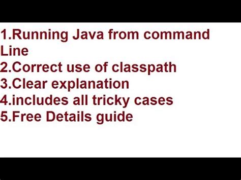 Java Program Compile And Run Using Command Line And Uses Of Classpath