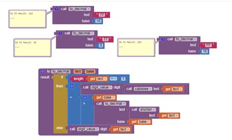hex to decimal conversion issues mit app inventor help mit app