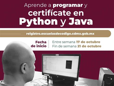 Gobierno De La Cdmx Abre Curso Gratis De Programación En Java Y Python