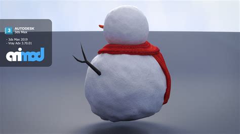 Xmas Snowman 3d Model By Animod