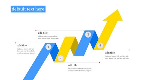 Graphic Diagram Of Blue And Yellow Arrow Pointing Upward Google Slide Theme And Powerpoint
