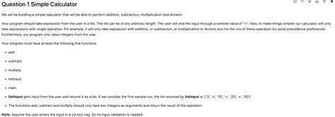 Solved The Material For Hw3 Is Functions And Lists