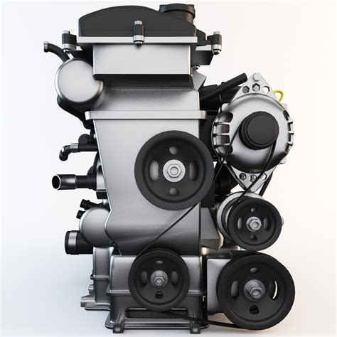 Car Engine 3d Model
