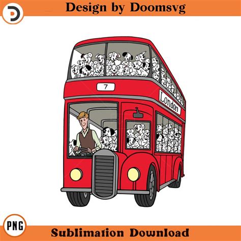 101 Dalmatians Double Decker Bus Cartoon Clipart Download P Inspire Uplift