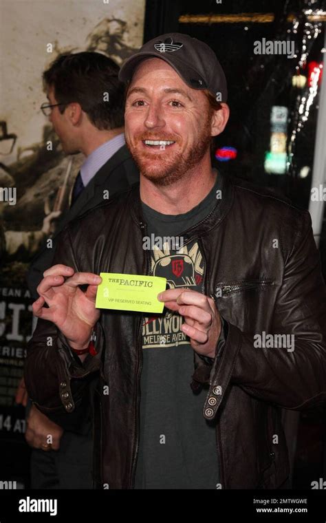 Scott Grimes Arrives To The Premiere Of The Hbo Miniseries The