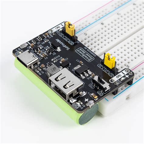 Sunfounder Breadvolt Breadboard Power Supply Module Compatible With Arduino Raspberry Pi Pico W