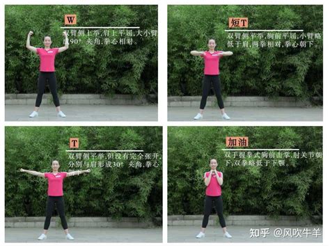 啦啦操的6种手型、36种手位图解 知乎