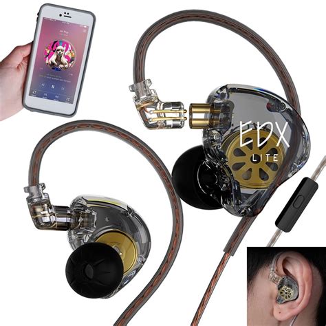 Sugarty Wired In Ear Headphones Sport Noise Cancelling Hifi Stereo