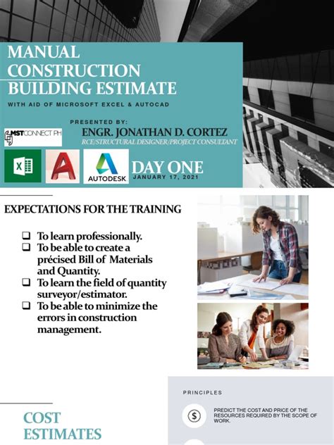 Cost Estimate Part 1 Estimate Pdf General Contractor Cost