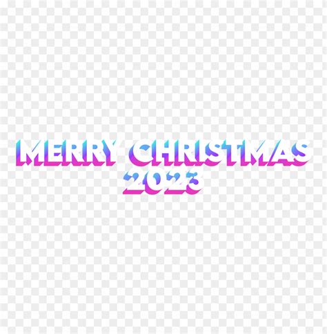 3d Merry Christmas 2023 Turquoise Purple Gradient Text Png Image Id