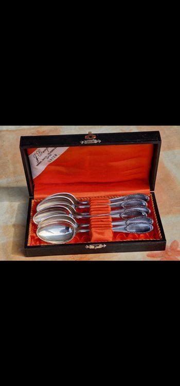 Silber 90 6 kleine Löffel mit Box J Gamper Uster Kaufen auf Ricardo