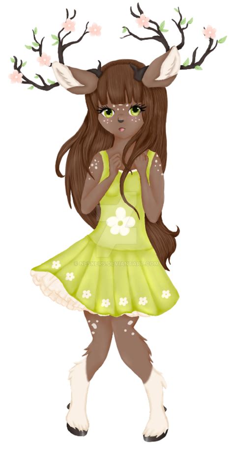 Fawn Girl Commission By Neskers On Deviantart