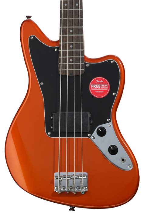 Squier Affinity Series Jaguar Bass H Metallic Orange Sweetwater