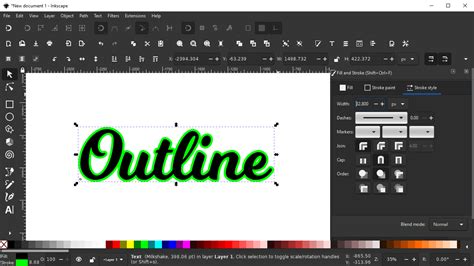 How To Outline Text With Inkscape 3 Step Tutorial Logos By Nick