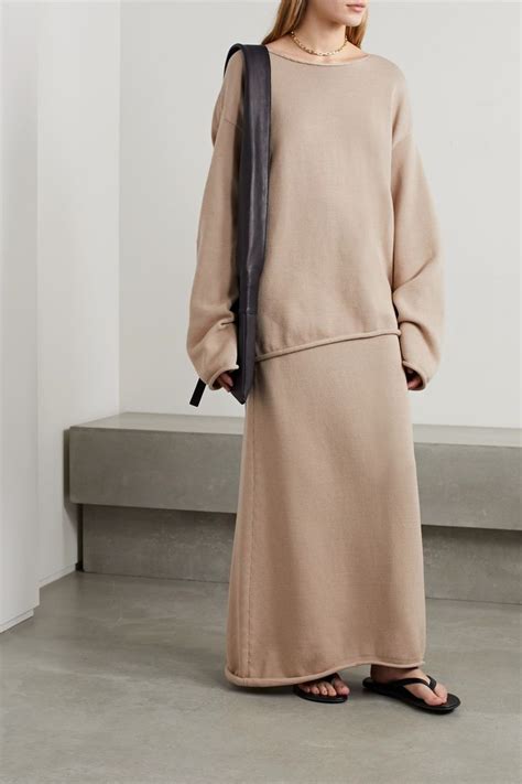 The Row Calas Oversized Cotton Sweater Kleidung Oversized Pullover