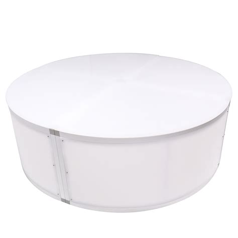 Prox Lumo Stage Acrylic Platform 2x2x16 Rounded Cube Section Riser For Led Lighting Dance