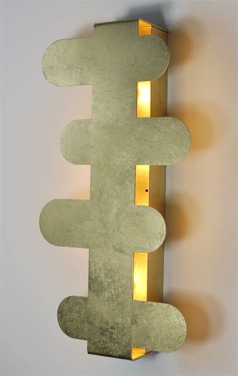 Gold Leaf Sconce In089 Unique Iron Lighting