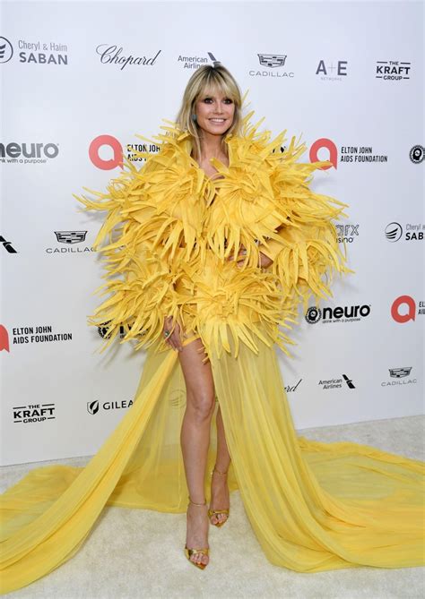 Heidi Klum Elton John Aids Foundations Oscars 2023 Viewing Party