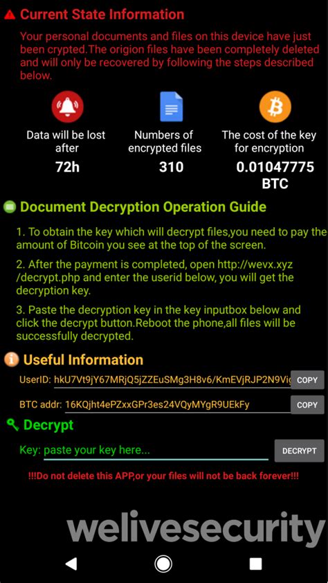 เตือนภัย พบ Ransomware ล็อคไฟล์เรียกค่าไถ่บน Android หลอกเหยื่อติดตั้งแอพผ่าน Sms Droidsans