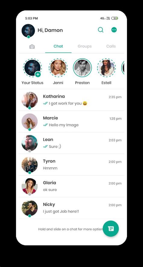Whatsapp React Native Theme By Geniuscoders03 Codester