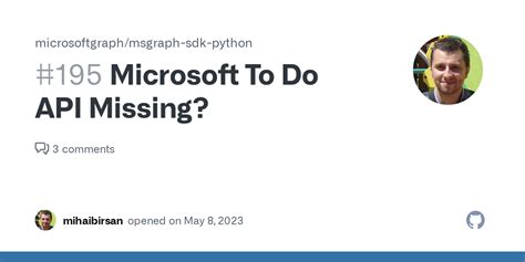 Microsoft To Do Api Missing · Issue 195 · Microsoftgraphmsgraph Sdk