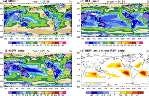 Annual Mean Low Level Cloud Fraction From A Goccp From 2007 To