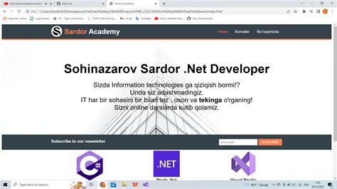 github sardorsohinazarov html css bootstrap learning